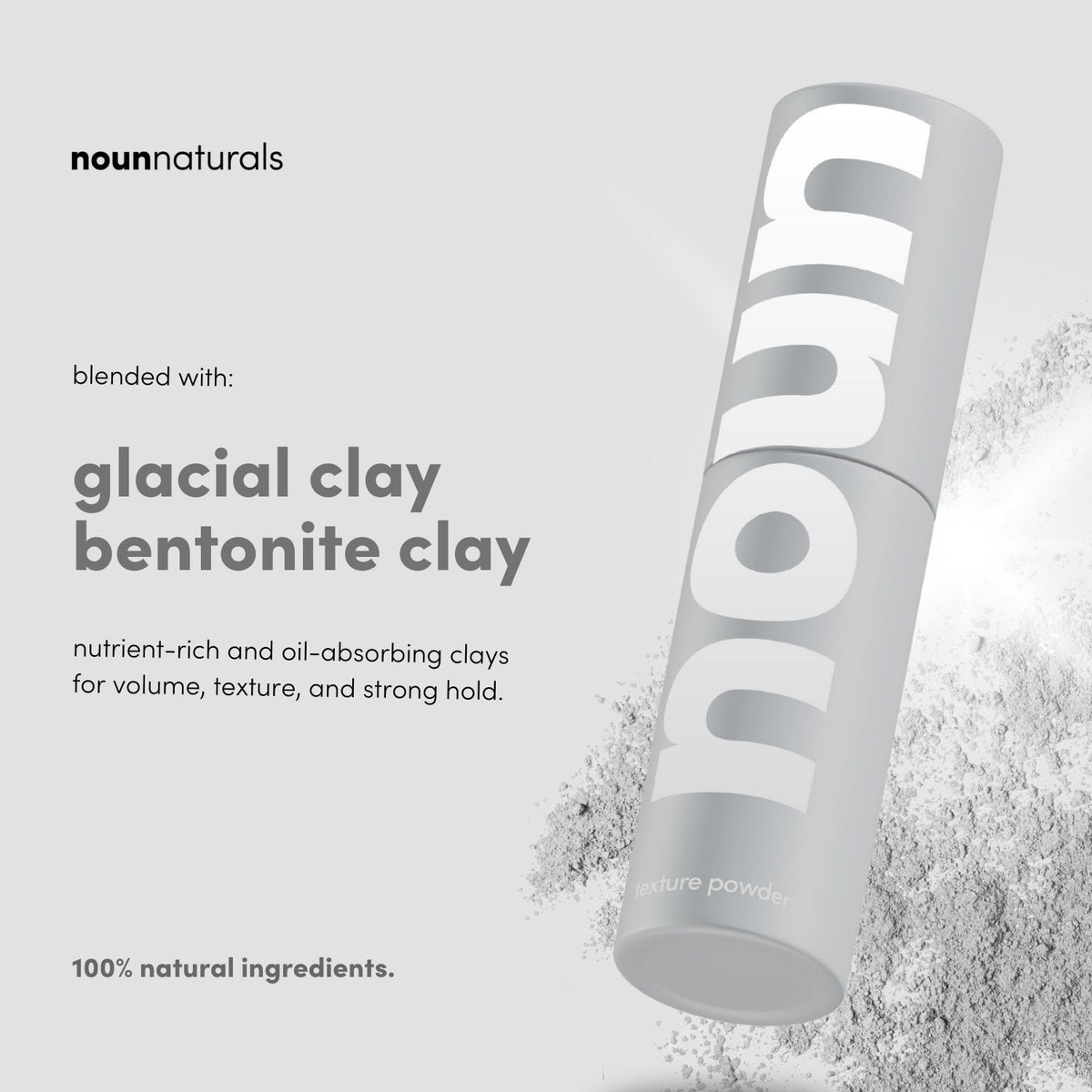 Hair Texture Powder with Glacial Clay - Noun Naturals