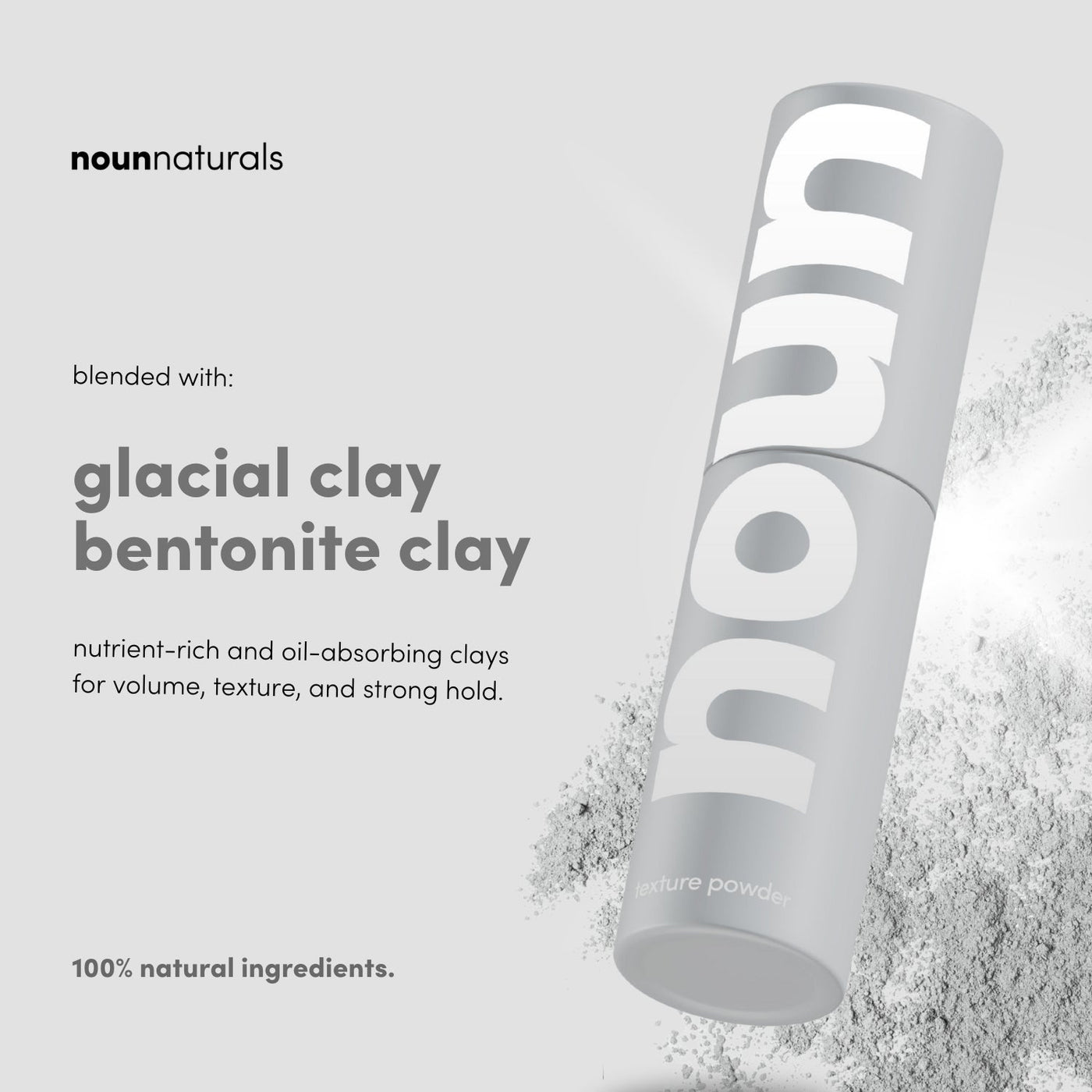 Hair Texture Powder with Glacial Clay - Noun Naturals