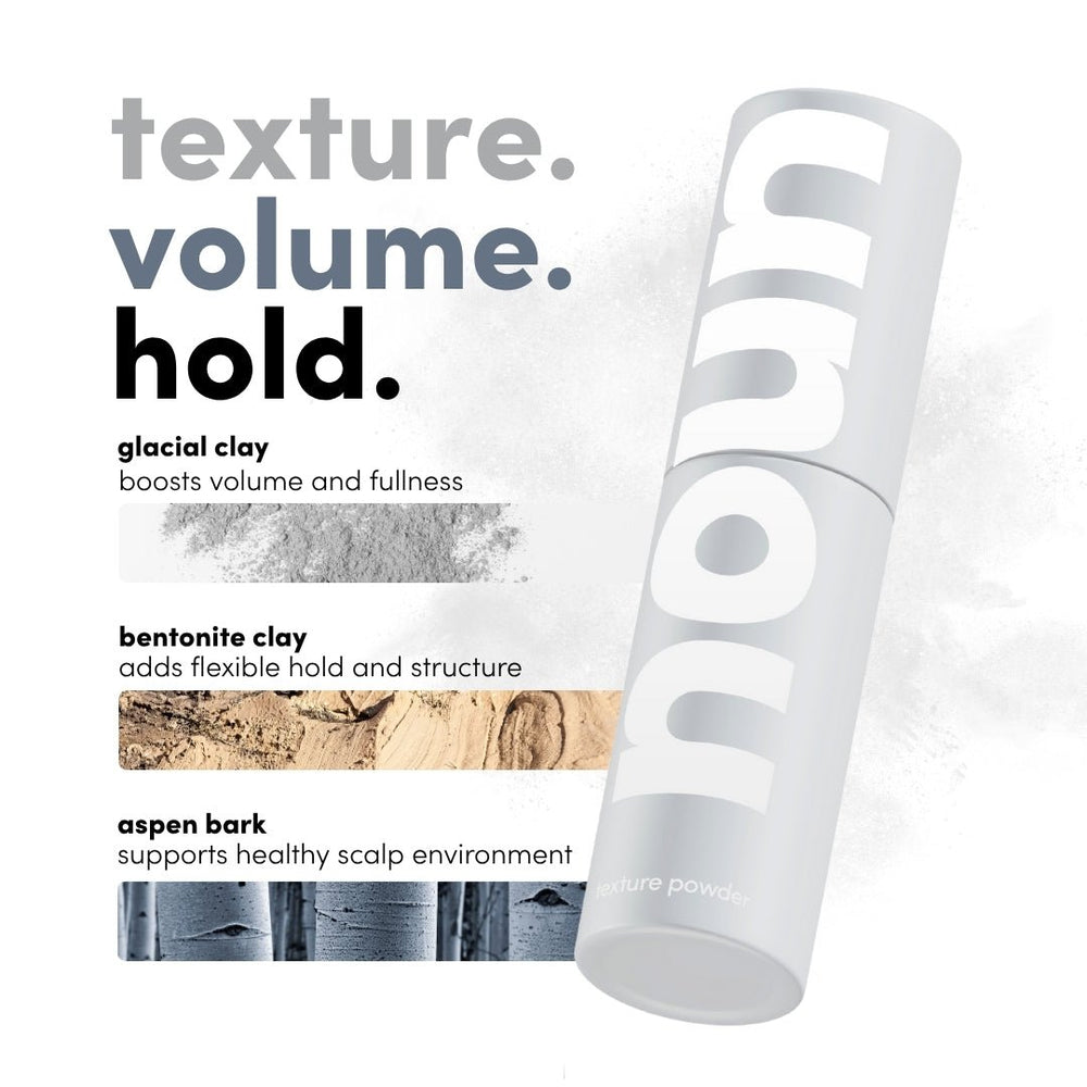 Hair Texture Powder with Glacial Clay - Noun Naturals