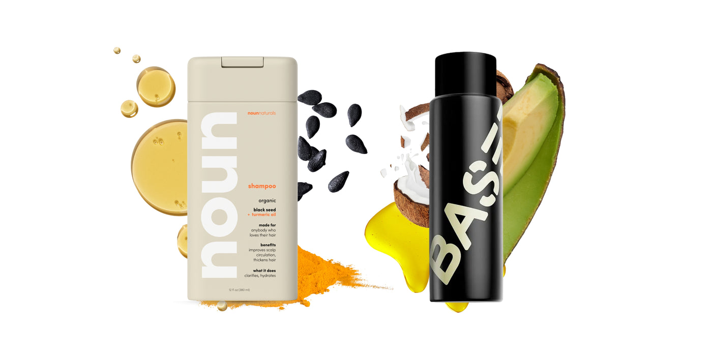 The Difference Between Based Bodyworks and Noun Naturals Shampoo