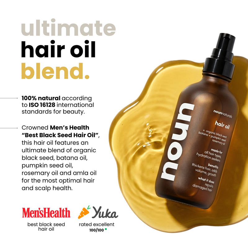 The Hair Oil - Noun Naturals, Amla + Blackseed + Batana Powered