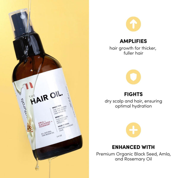 Noun Naturals - The Hair Oil - Worlds first organic Black seed hair oil